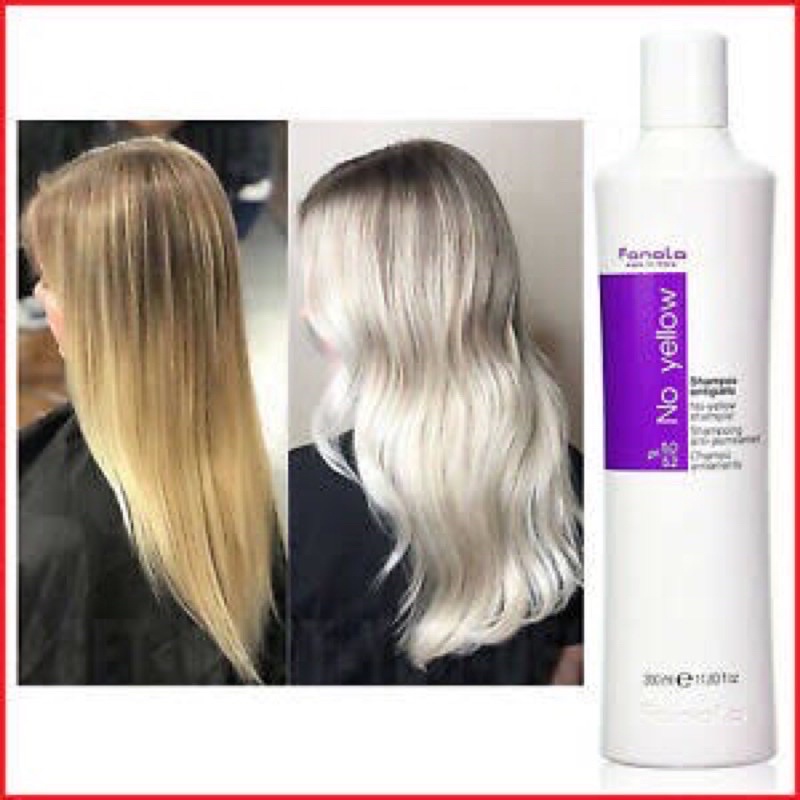 Fanola No Yellow Purple shampoo และ Mask ขนาด 350ml | Shopee Thailand