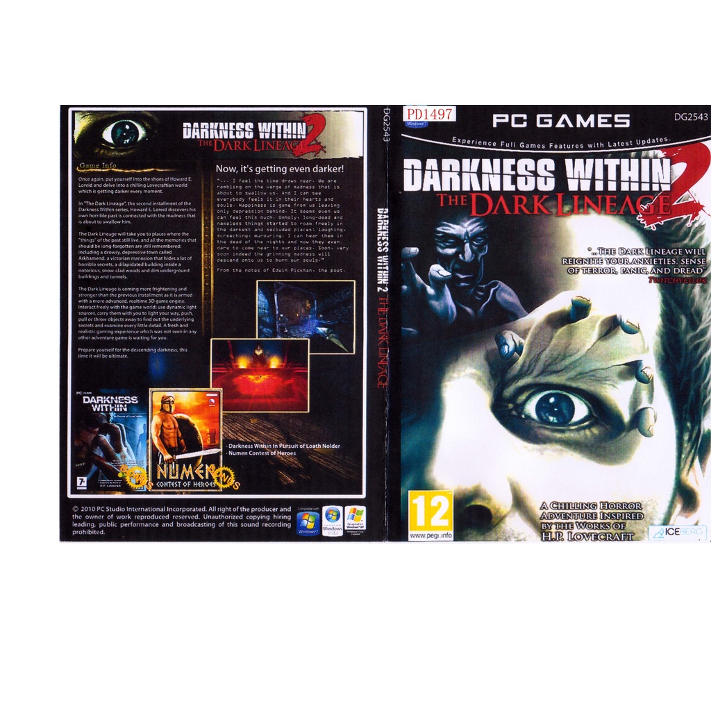 เกม PC DARKNESS WITHIN 2 THA DARK LINEAGE | Shopee Thailand