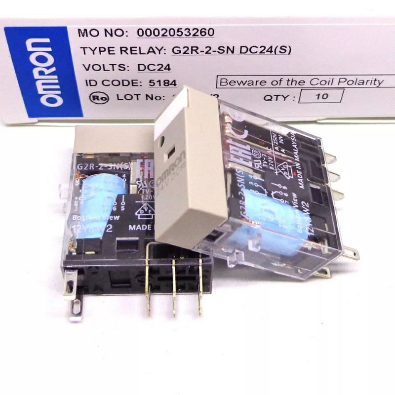 RELAY DC24V G2R-2-SN (S) P2RF-08-E P2RF-08-E "OMRON" SOCKET | Shopee ...
