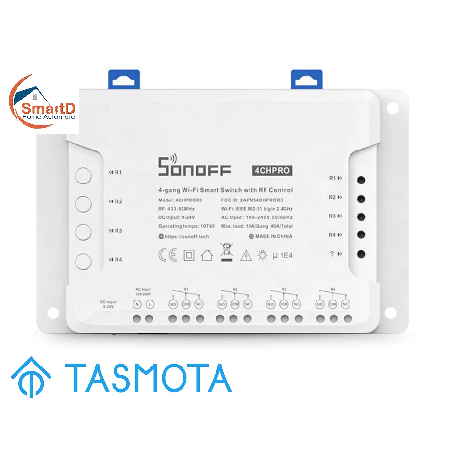 Sonoff 4CH Pro R3 - Pre Flash Firmware Tasmota, MQTT เหมาะสำหรับทำ Home ...