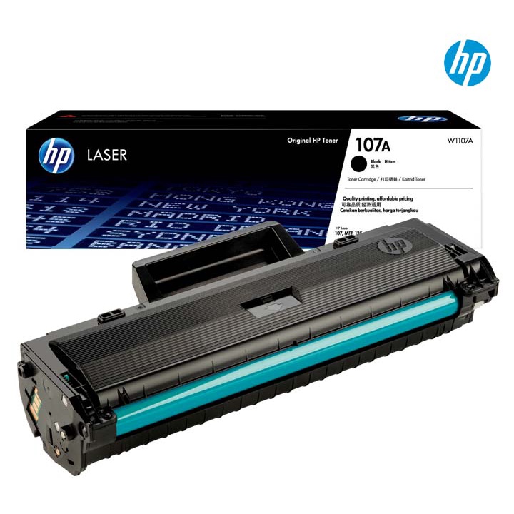 HP 107A ตลับหมึกโทนเนอร์ สีดำ ของแท้ Black Original LaserJet Toner ...