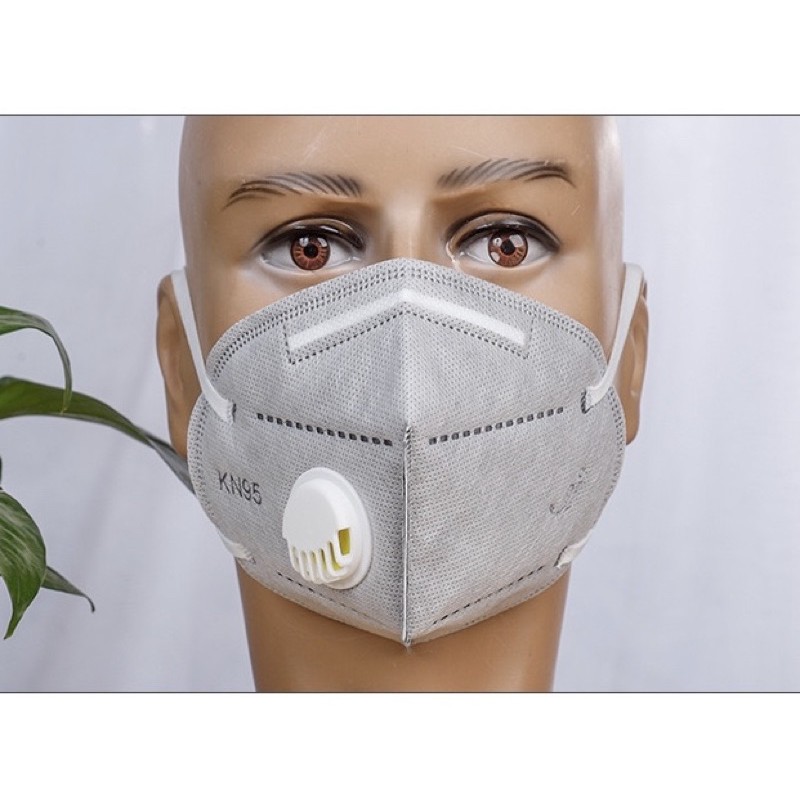 หน้ากากอนามัยแบบมีวาล์ว 7 ชั้น หน้ากาก N95 PM2.5 mask KN95 กรองฝุ่น คาร์บอน ไม่บาง แท้ คุณภาพดี ...