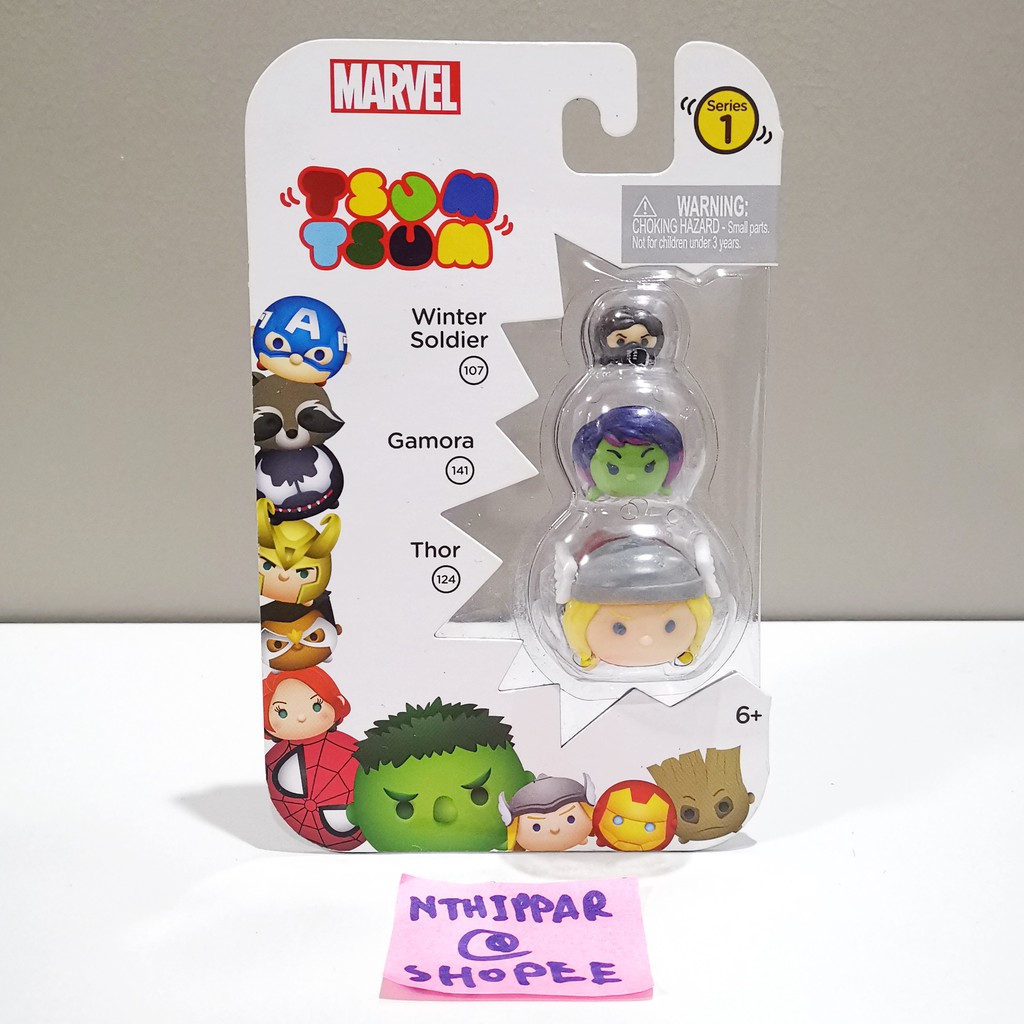 ++ ขาย Tsum Tsum Marvel Series 1 แบบแพ็ค 3 ตัว 3 ไซส์ S M L ของแท้ ของ ...