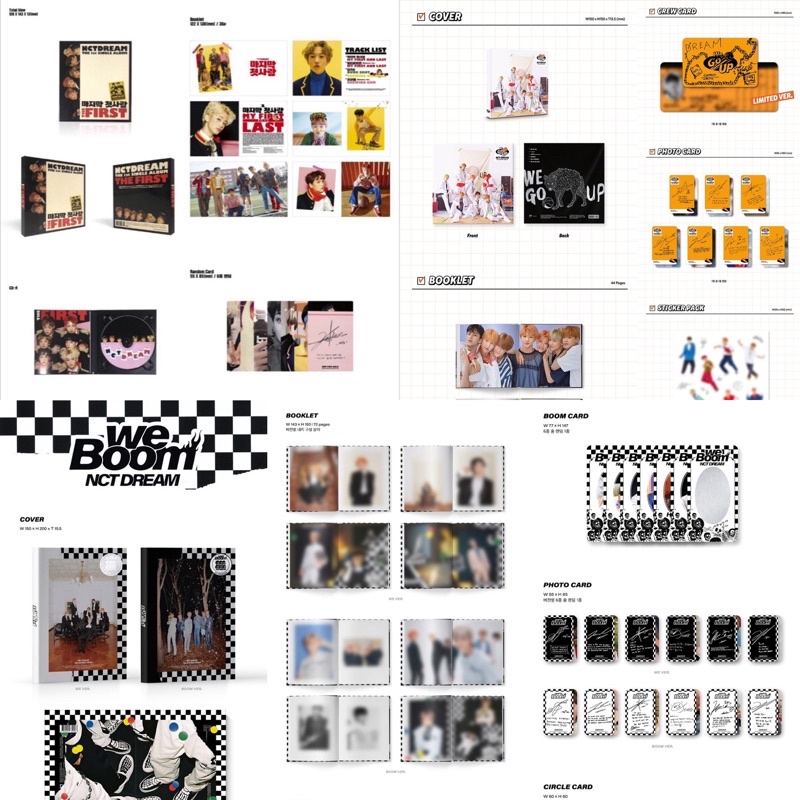 พร้อมส่ง กดสั่งได้เลยค่า อัลบั้ม NCT DREAM - We Boom / we go up / the ...