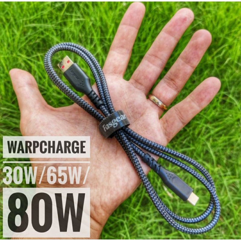 (พร้อมส่งจากไทย : สาย Warpcharge, Super Vooc 30W/65W/80W (สาย A to C) : Fasgear | Shopee Thailand