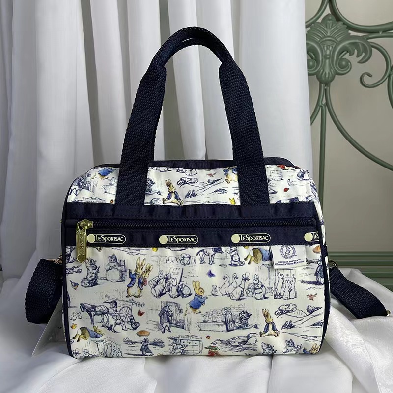 Lesportsac Peter Rabbit Joint กระเป๋าสะพายไหล่ พิมพ์ลายการ์ตูน แบบพกพา ...