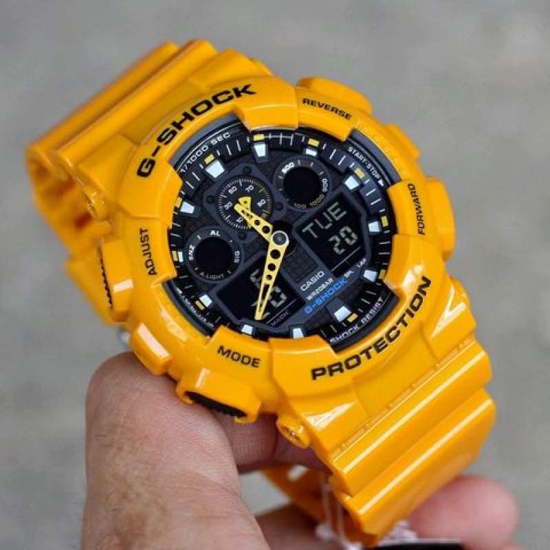 Win Watch shop Casio GShock นาฬิกาข้อมือ รุ่น GA100A9ADR (Bumblebee ...