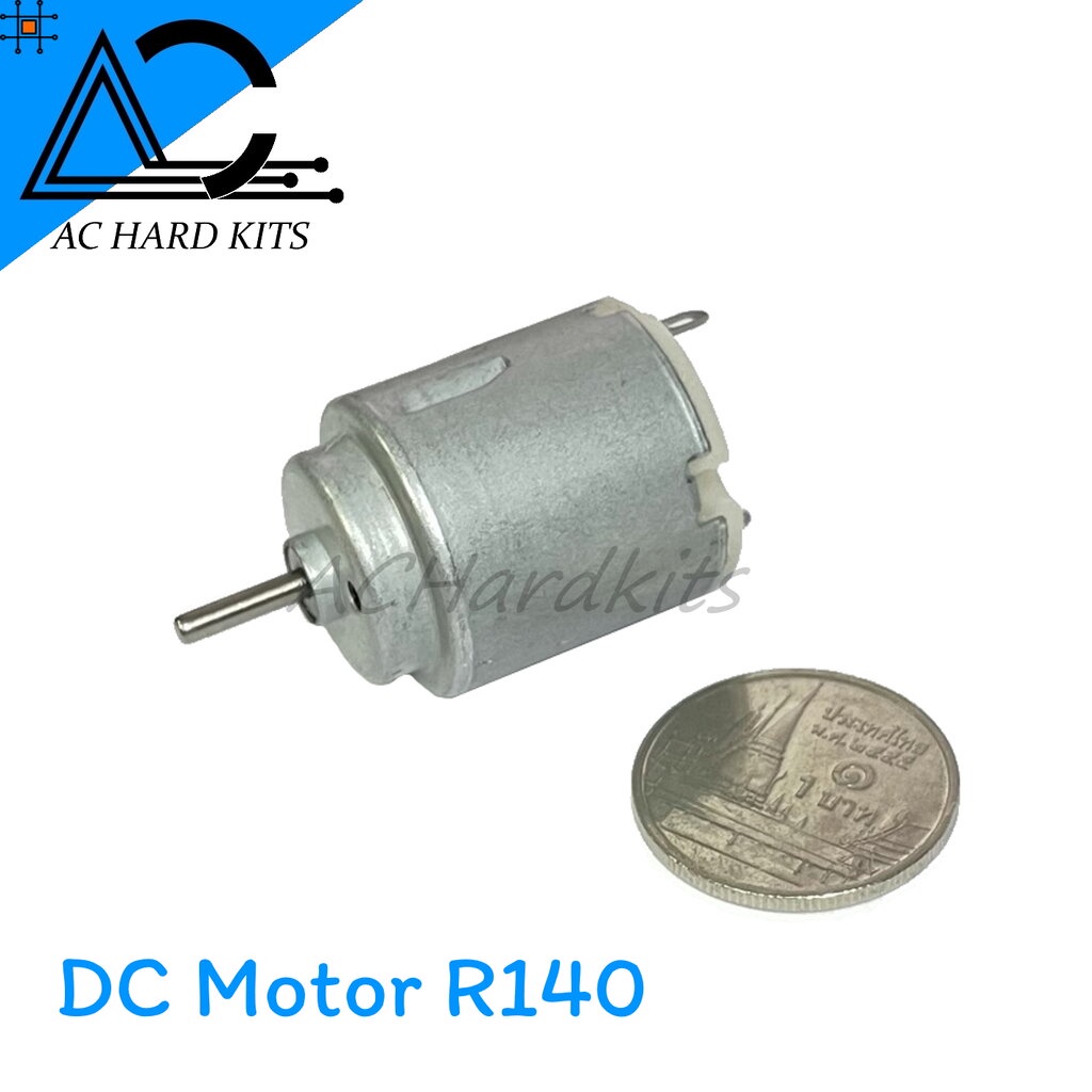 Motor R140 DC Motor 1.5-6V 5000-20000RPM (มอเตอร์ 1.5-6 โวลต์) | Shopee ...