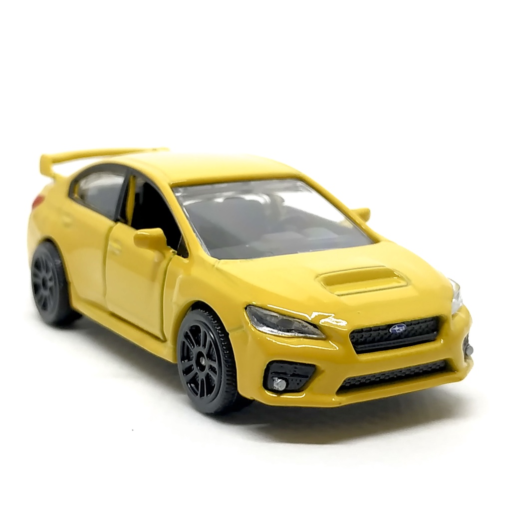Majorette Subaru WRX STI - Yellow Color /Wheels D5SB /scale 1/58 (3 ...