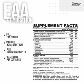 Nutrex EAA+HYDRATION REFUEL(30-45servings)สุดยอดกรดอมิโนเสริมสร้างกล้ามเนื้อ | Shopee Thailand