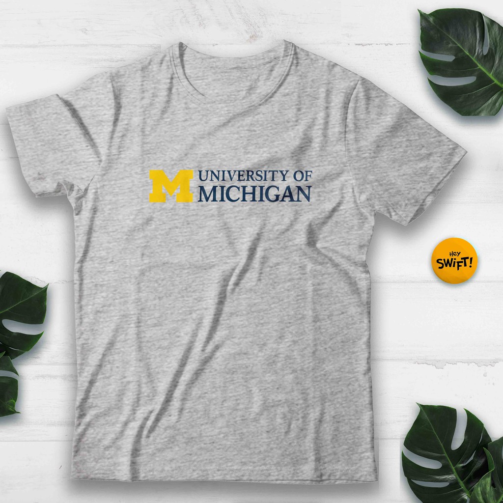 เสื้อยืด University OF MICHIGAN DISTRO | Shopee Thailand
