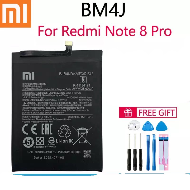 แบตเตอรี่ Xiaomi Redmi Note 8 Pro BM4J 4500mAh ส่งจาก กทม | Shopee Thailand