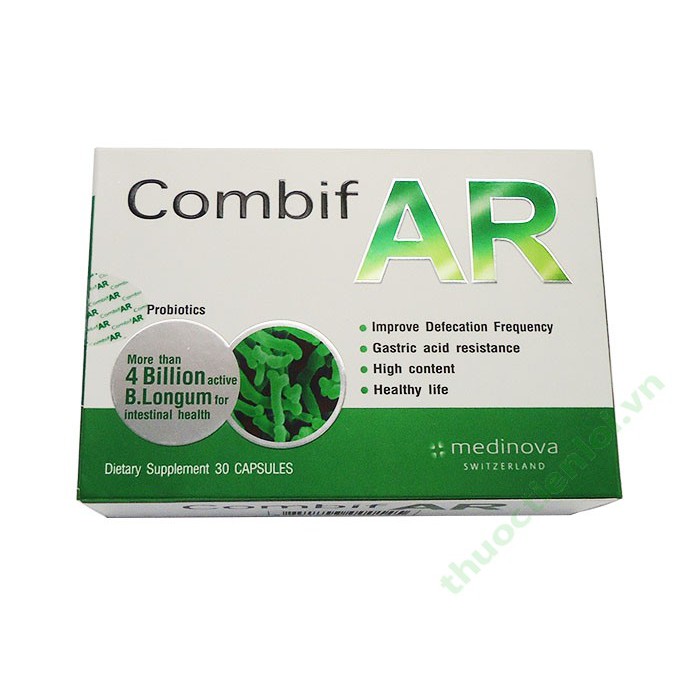 exp 5/2024 Combif AR โปรไบโอติกส์ 30เม็ด ปรับสุมดุล ลำไส้ ท้องผูก ...