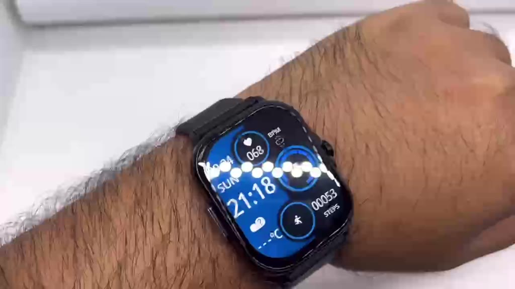 นาฬิกาอัจฉริยะ Kawa E02 วัดน้ำตาลในเลือด ECG วัดอัตราการเต้นหัวใจ กันน้ำ วัดแคลลอรี่ รองรับภาษา ...