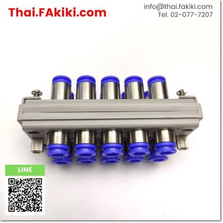 พร้อมส่ง,(A)Unused, KDM10-08 Rectangular Multi-Connector KDM Series connection tubes 10 8Ø ,SMC ...