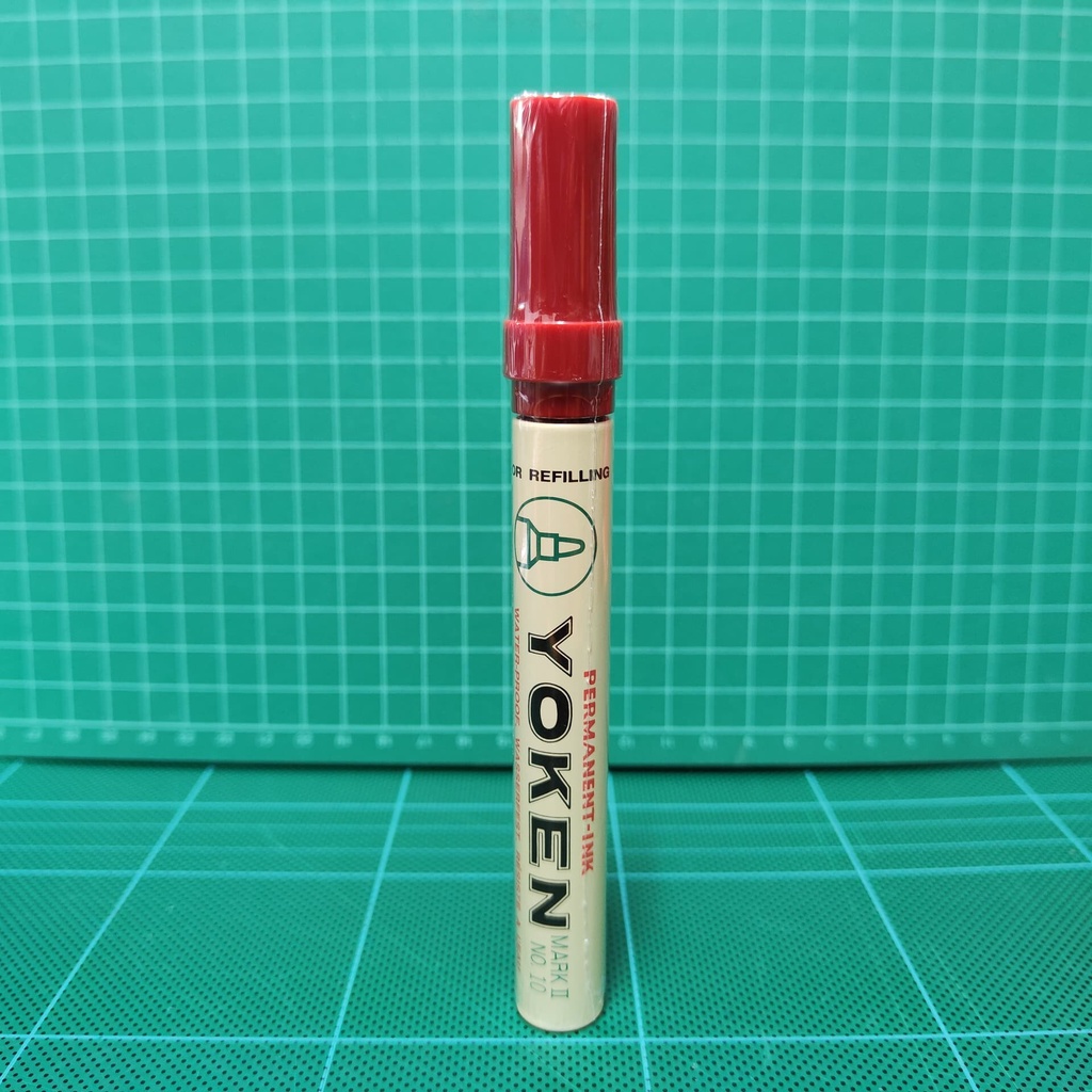 เลือกสีด้านใน ปากกามาร์คเกอร์ โยเคน Yoken No.10 กันน้ำ แห้งไว เหมาะ ...