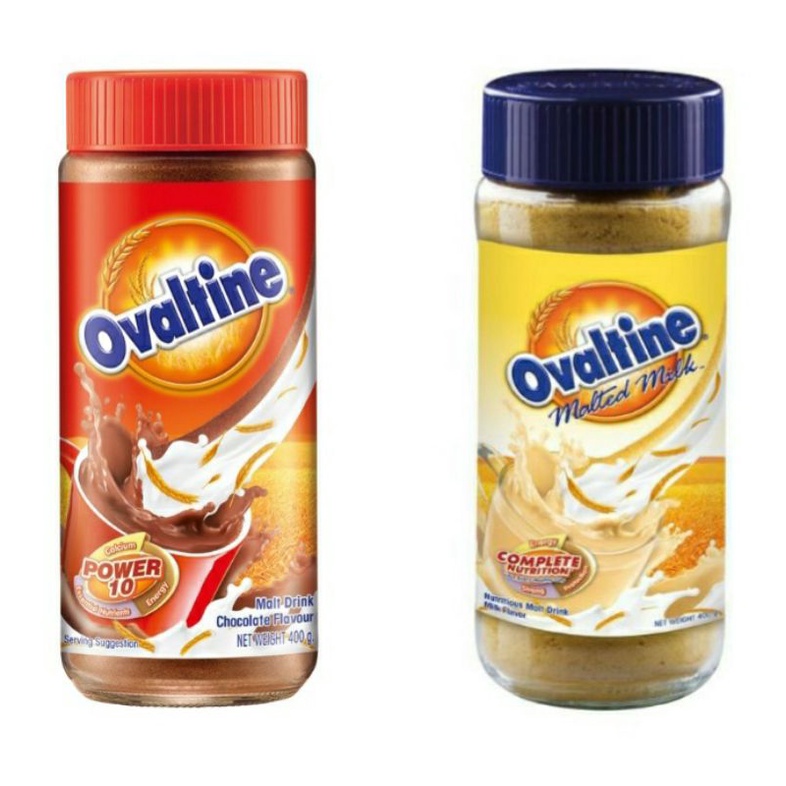 Ovaltine Malted Milk or Chocolate 400g | Shopee Thailand