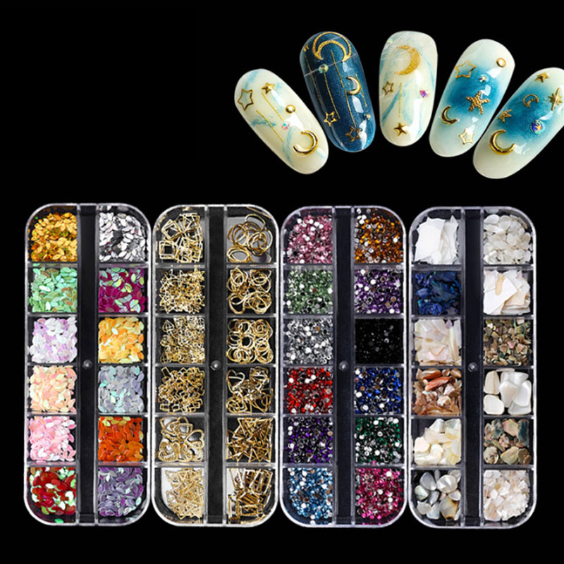 [Value Choice] LIMEGIRL อุปกรณ์ตกแต่งเล็บ คริสตัล 3D ทรงพิเศษ Diy ...