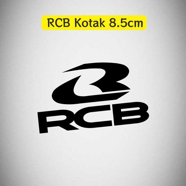 สติกเกอร์ RCB Racing Sticker RCB Viral Sticker RCB กันน้ํามันวาว ...