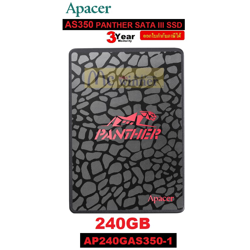 120GB|240GB|256GB|480GB|512GB|1TB SSD (เอสเอสดี) APACER AS350 2.5 ...