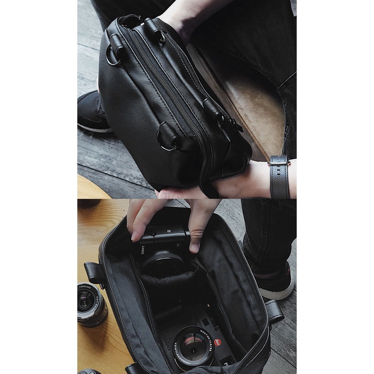 กระเป๋ากล้อง Mirrorless Camera Pouch King สำหรับ Leica Q3 Q2 Q Fuji ...