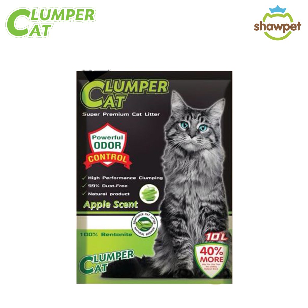 Clumper Cat ทรายแมว ภูเขาไฟ ขนาด 10 ลิตร/8.5KG - กลิ่นแอปเปิ้ล | Shopee ...