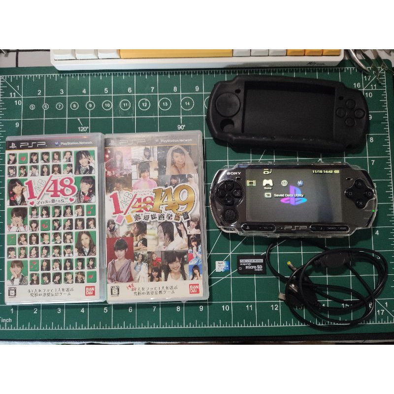 PSP 3000 แปลงแล้ว พร้อมเล่นได้ทันที เมม 64 GB ปุ่มยังดี ขายขาดทุน มี ...