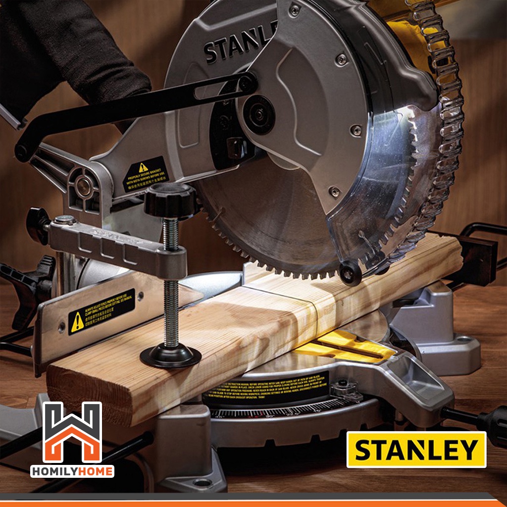 STANLEY แท่นตัดองศา รุ่น SM16-B1 SM16 เครื่องตัดองศาไฟฟ้า 10 นิ้ว 1650W ...