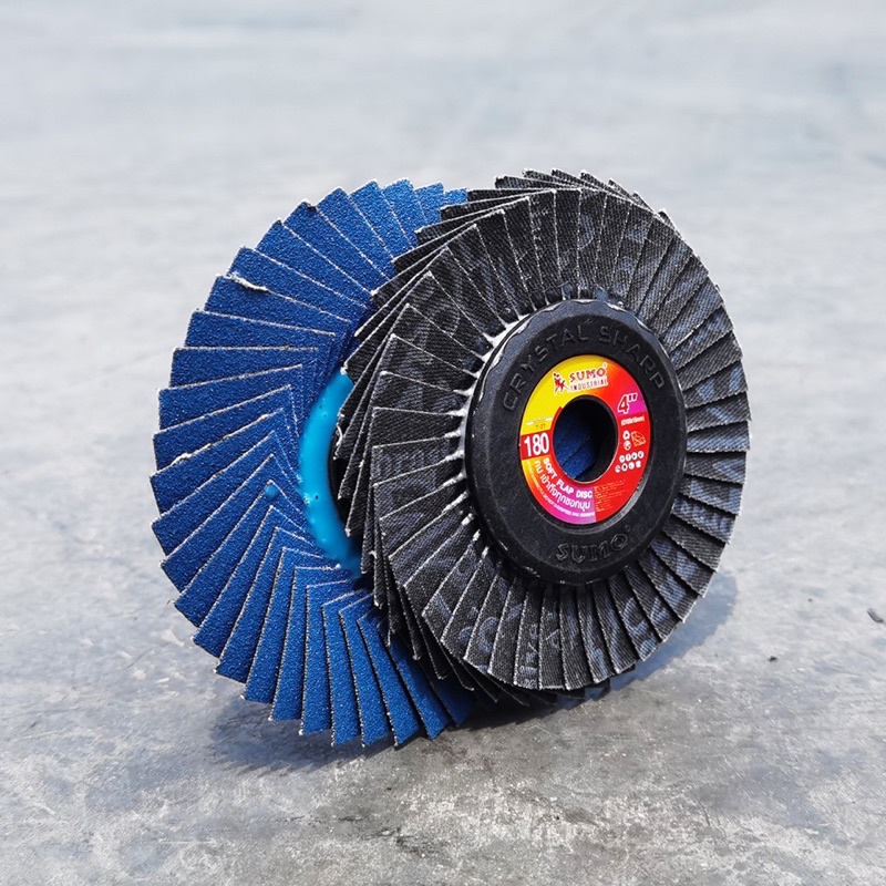 SUMO ซูโม่ ใบเจียรผ้าทรายซ้อน 4นิ้ว หลังอ่อน เบอร์40,60 ...