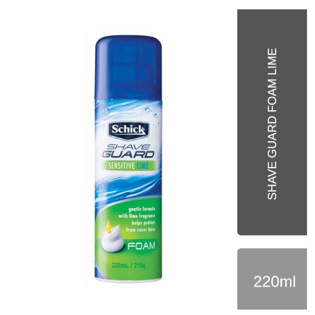 รุ่นนี้ดี หายาก! โฟม/เจลโกนหนวด Schick Shave Guard Sensitive Alo Foam ...