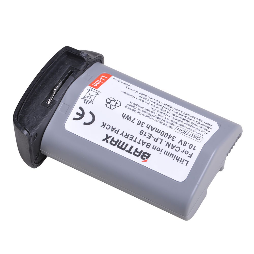1Pc 3400mAh 10.8V LP-E19 LP E19 Battery Akku for Canon-1DX 1DX MarK2 ...