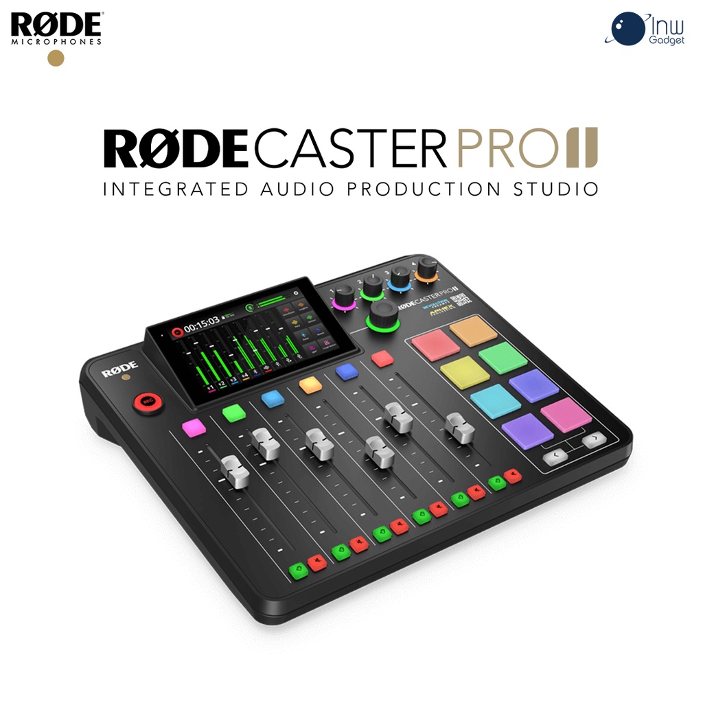RØDECaster Pro II Integrated Audio Production Studio ศูนย์ไทย | Shopee ...