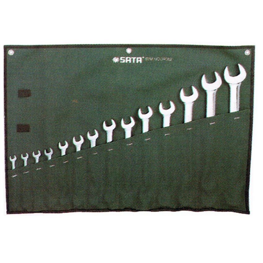 SATA Combination Wrench Set 14pc. Metric รุ่น 09062(สีเขียว) | Shopee ...