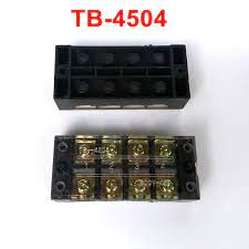 เทอร์มินอล TB-4504,4510 / 600V, 45A (4 Point-10 Point) (MI-Terminal-TB) | Shopee Thailand