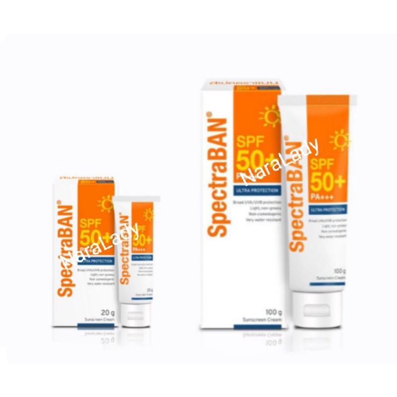 SpectraBAN ANTI UVA-UVB WITH SPF50+,PA+++ SUNSCREEN CREAM 20g, 100g ...