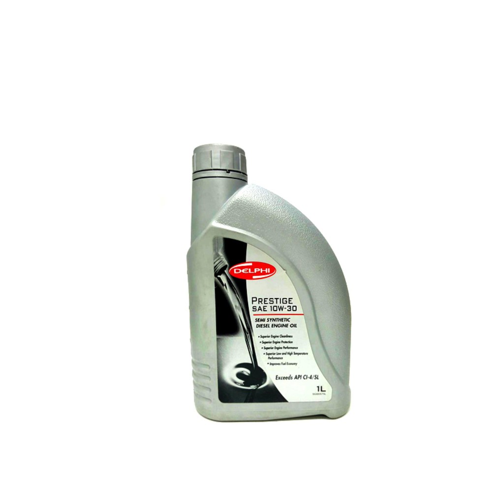 SAE 10W-30, API CI-4/SL, น้ำมันเครื่องกึ่งสังเคราะห์ เดลฟายเพรสทิจ 1 ...