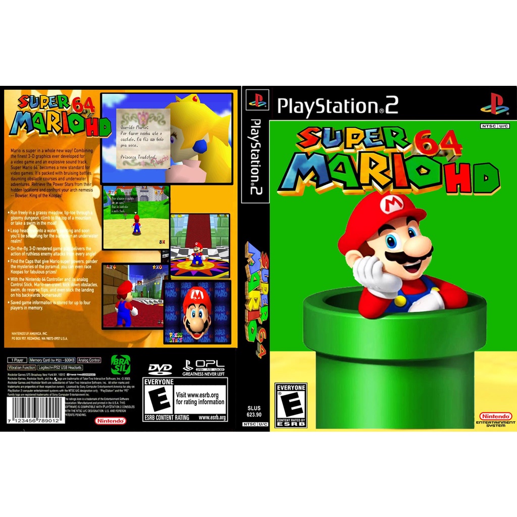 แผ่นเกมส์ PS2 Super Mario 64 คุณภาพ ส่งไว (DVD) | Shopee Thailand