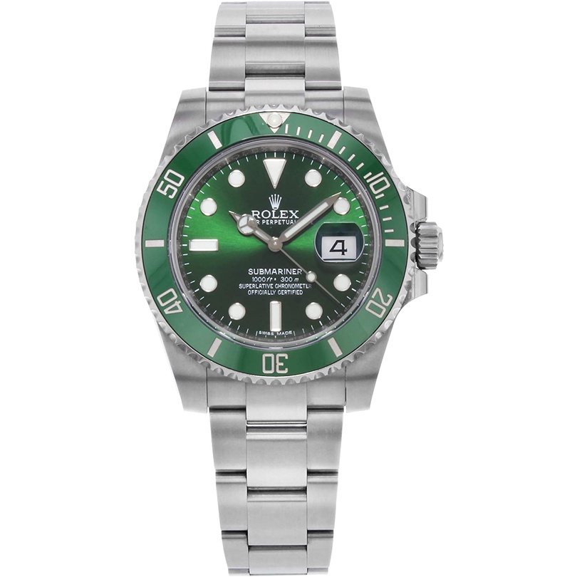 Rolex Submariner & 34;Hulk& 34; นาฬิกาหรู Green Dial Men& 39;s ...