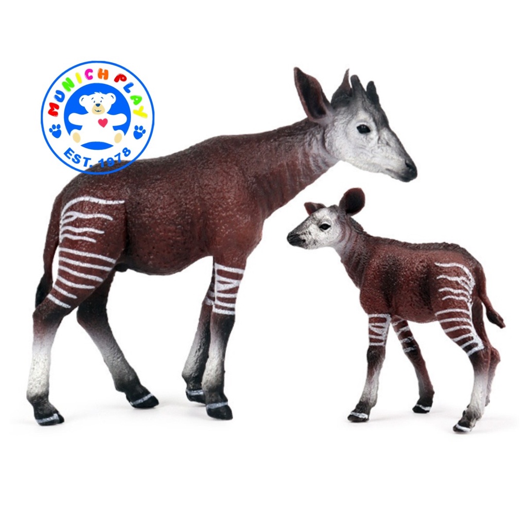 Munich Play - Okapi โอคาพี โอคาปี แม่ลูก ชุด 2 ตัว (จากหาดใหญ่) | Shopee Thailand