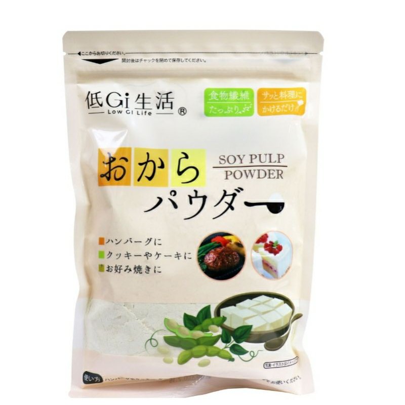 okara powder soy pulp powder 200g.หรือ 500g.แป้งทำขนม แป้งทำอาหาร ดีต่อ ...