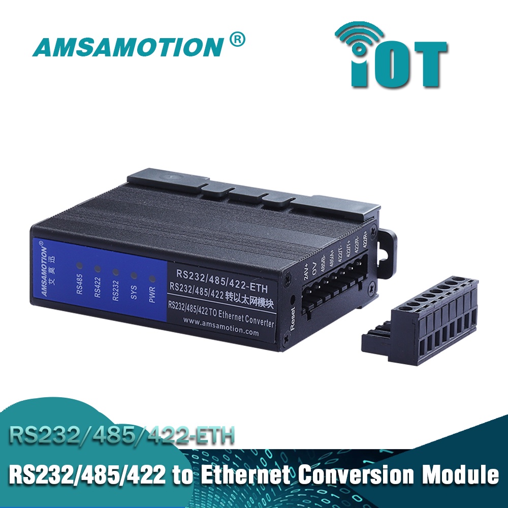 Din Rail RS232 RS485 RS422 ถึง Ethernet Serial Server โมดูล ETH ...