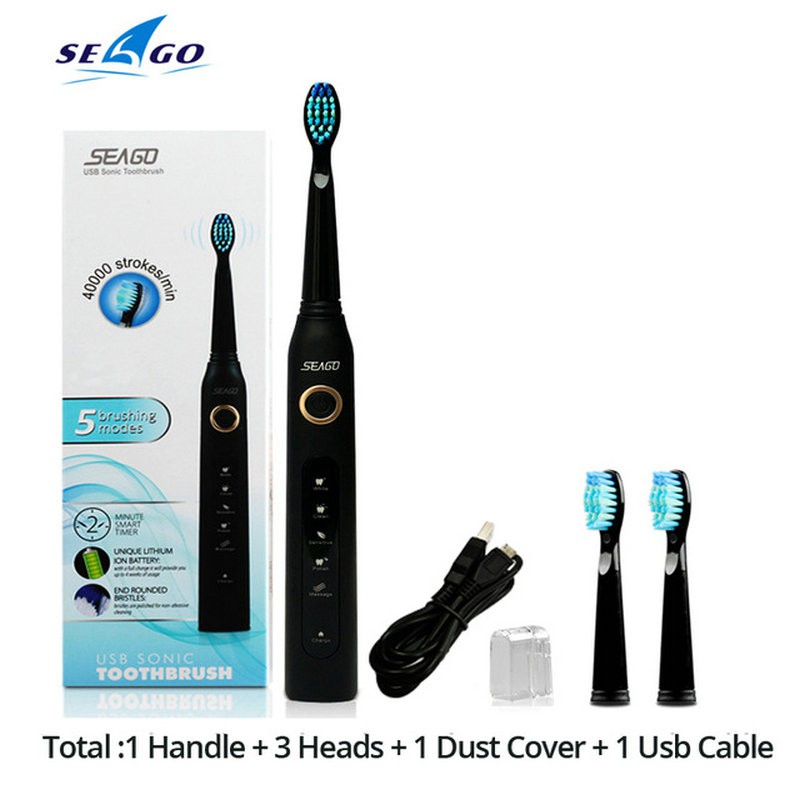 ใหม่ SEAGO แปรงสีฟันไฟฟ้า SG-507 | Shopee Thailand