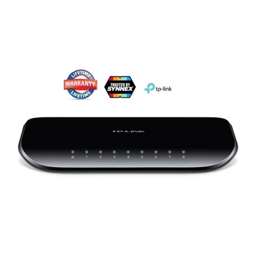 SWITCH HUB (สวิตซ์ฮับ) TP-LINK 8 PORT 10/100/1000 (TL-SG1008D) - ประกัน ...