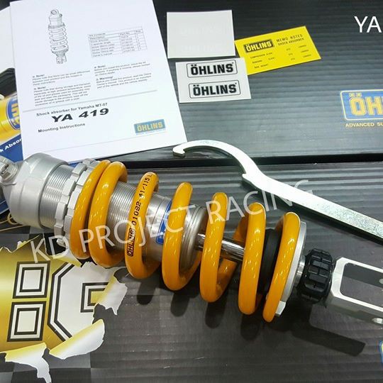 โช๊คหลัง Ohlins YA 419 Yamaha MT07,SXR700 2017-2024 แท้ 100% | Shopee Thailand