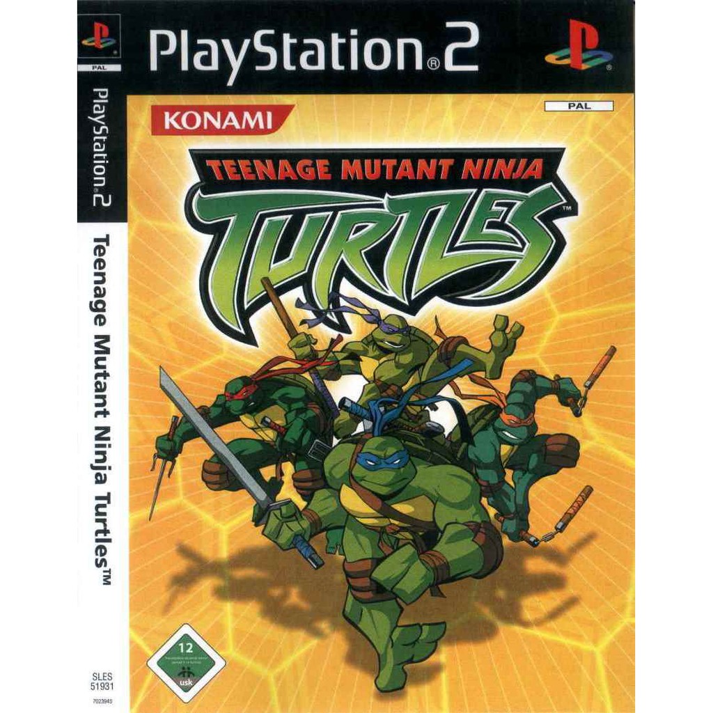 แผ่นเกมส์ Teenage mutant ninja Turtle PS2 Playstation 2 คุณภาพสูง ราคา ...