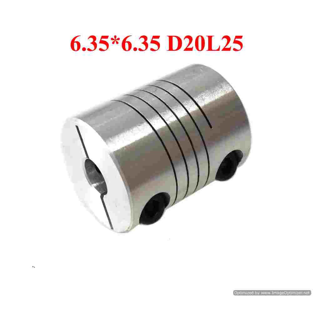 คัปปลิ้ง 6.35x6.35 D20L25(Coupling 6.35x6.35 D20L25) | Shopee Thailand