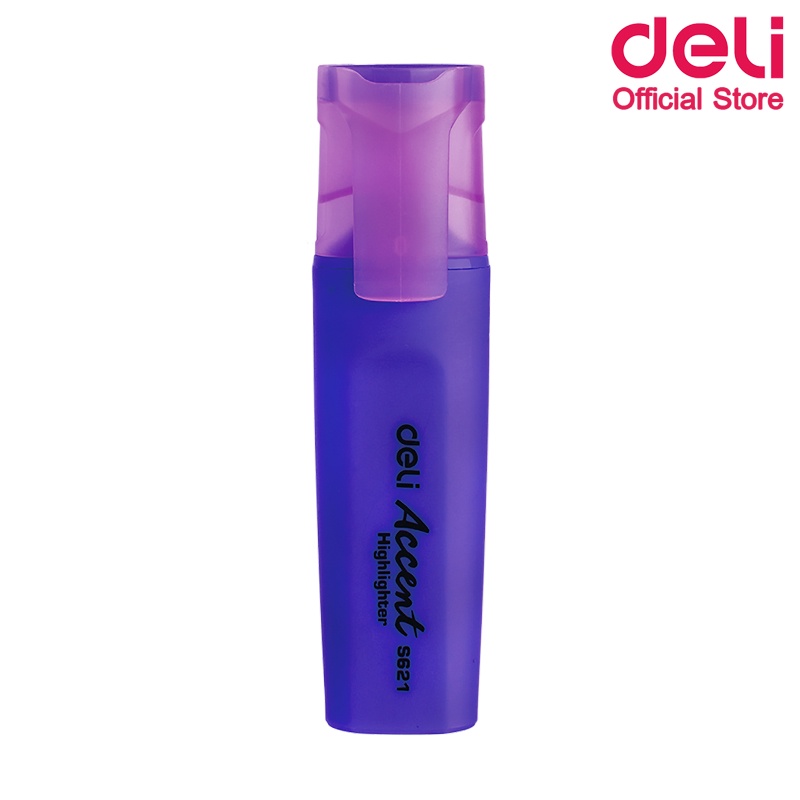 ปากกาไฮไลท์ Deli รุ่น S621 / S621S หัวตัด 1-5 มม. 6 สี เน้นข้อความชัด ...