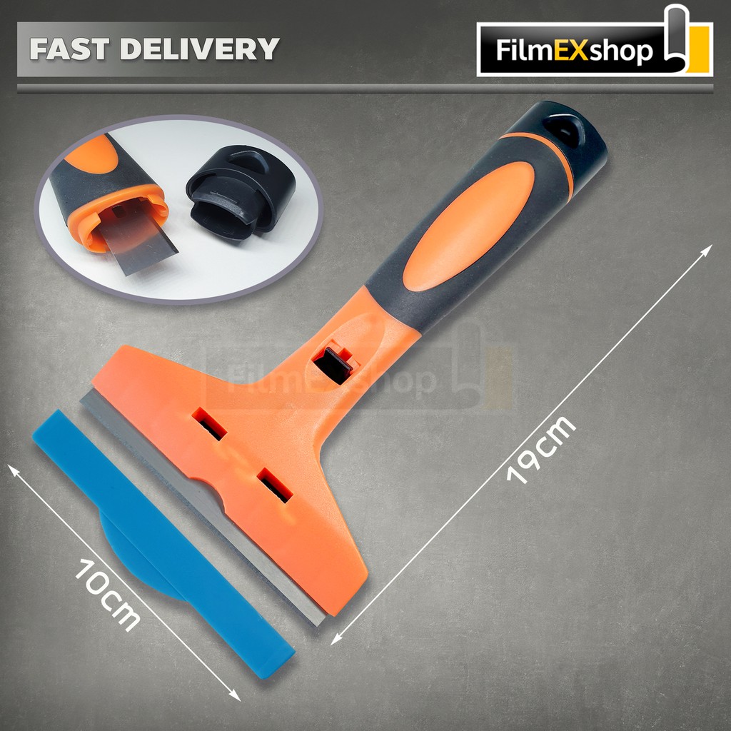 มีดขูดทำความสะอาดกระจก มีดขูดสี ลอกฟิล์ม คัตเตอร์ขูดสี ที่ขูดทำความสะอาด เครื่องมือติดฟิล์ม ...