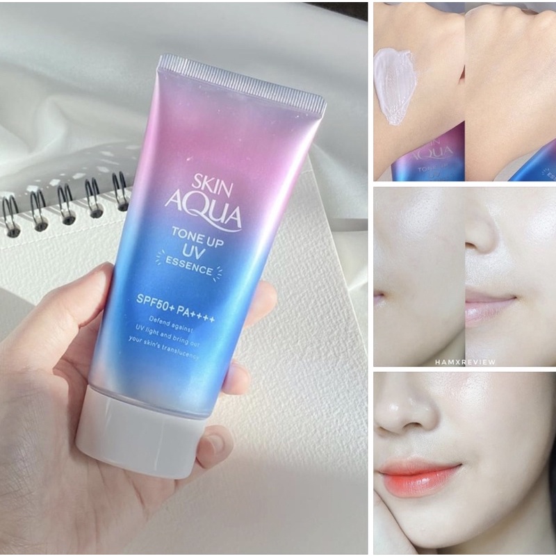 Sunplay Skin Aqua Tone Up UV Essence SPF 50+/PA++++ 80g | Shopee Thailand