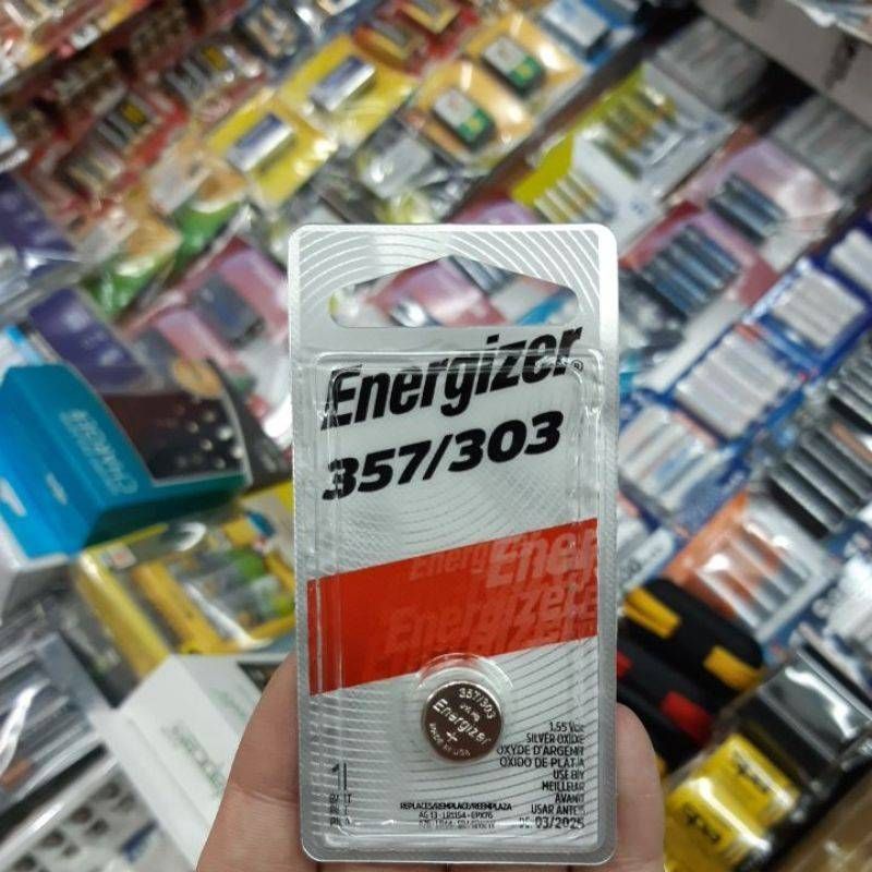 ถ่าน Energizer 357/303, SR44 1.55V ของแท้ Made in U.S.A. | Shopee Thailand